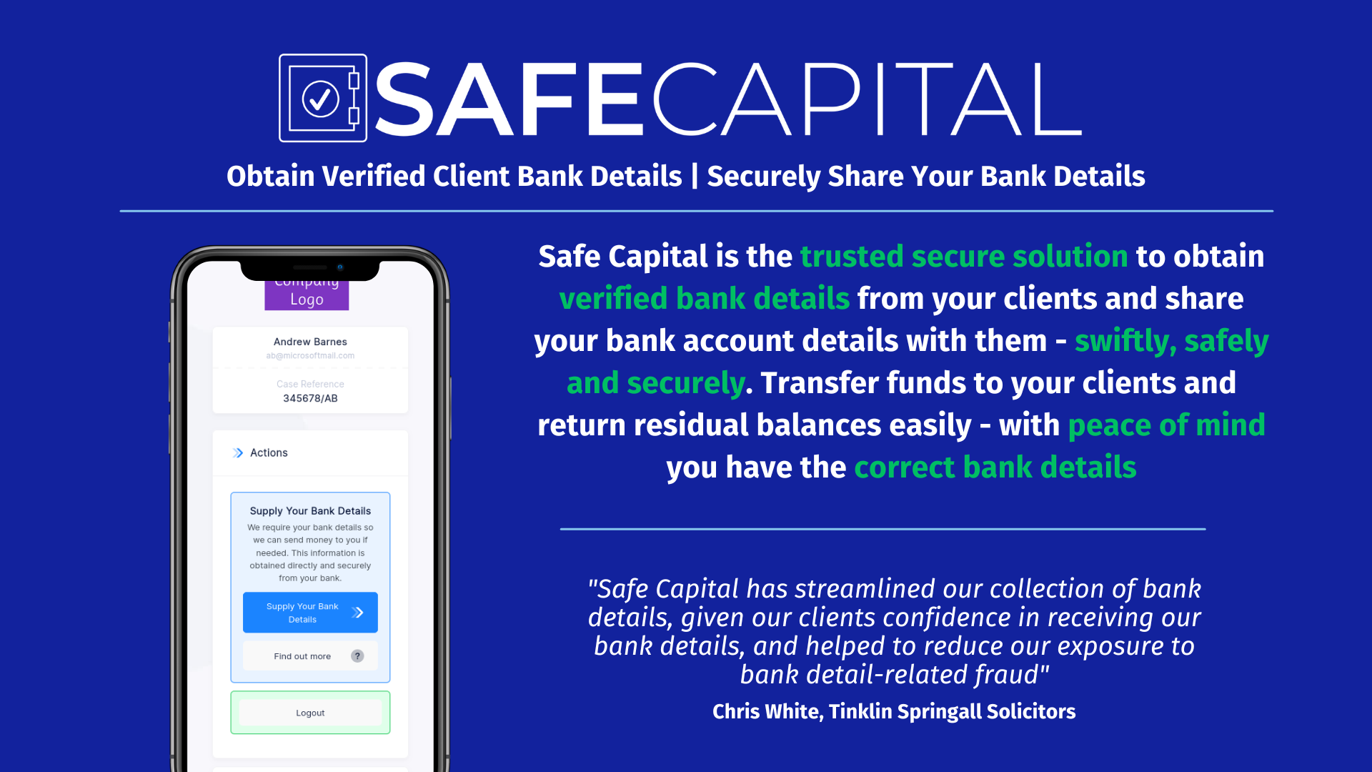 Welcome | Safe Capital